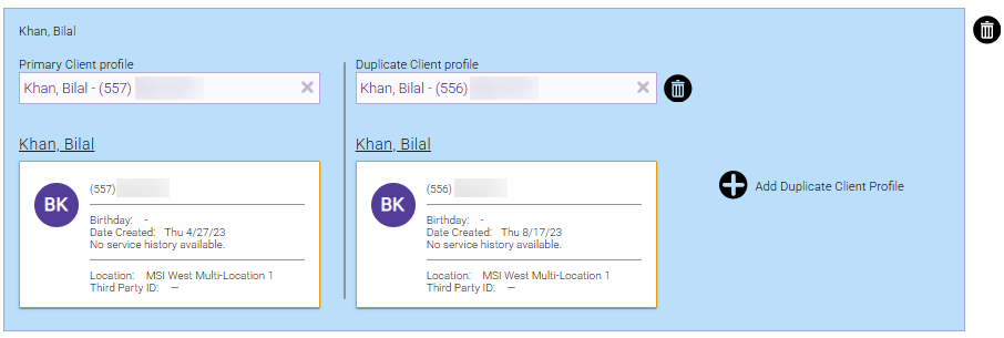 Manually Merge Clients?