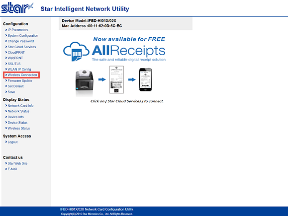 Meevo: How To Install STAR TSP654II (WiFi)